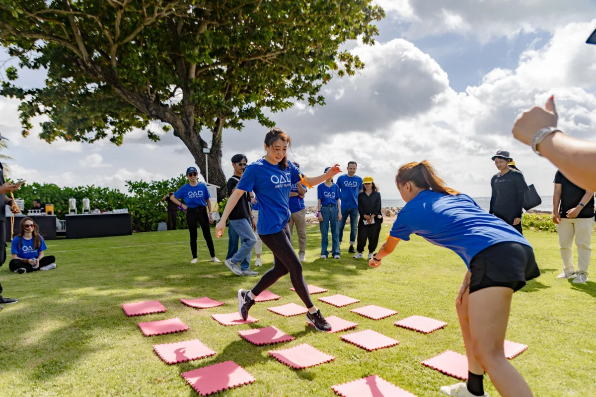 Squid Game Team Building with Robertet at Hilton Bali - In-Coach Asia